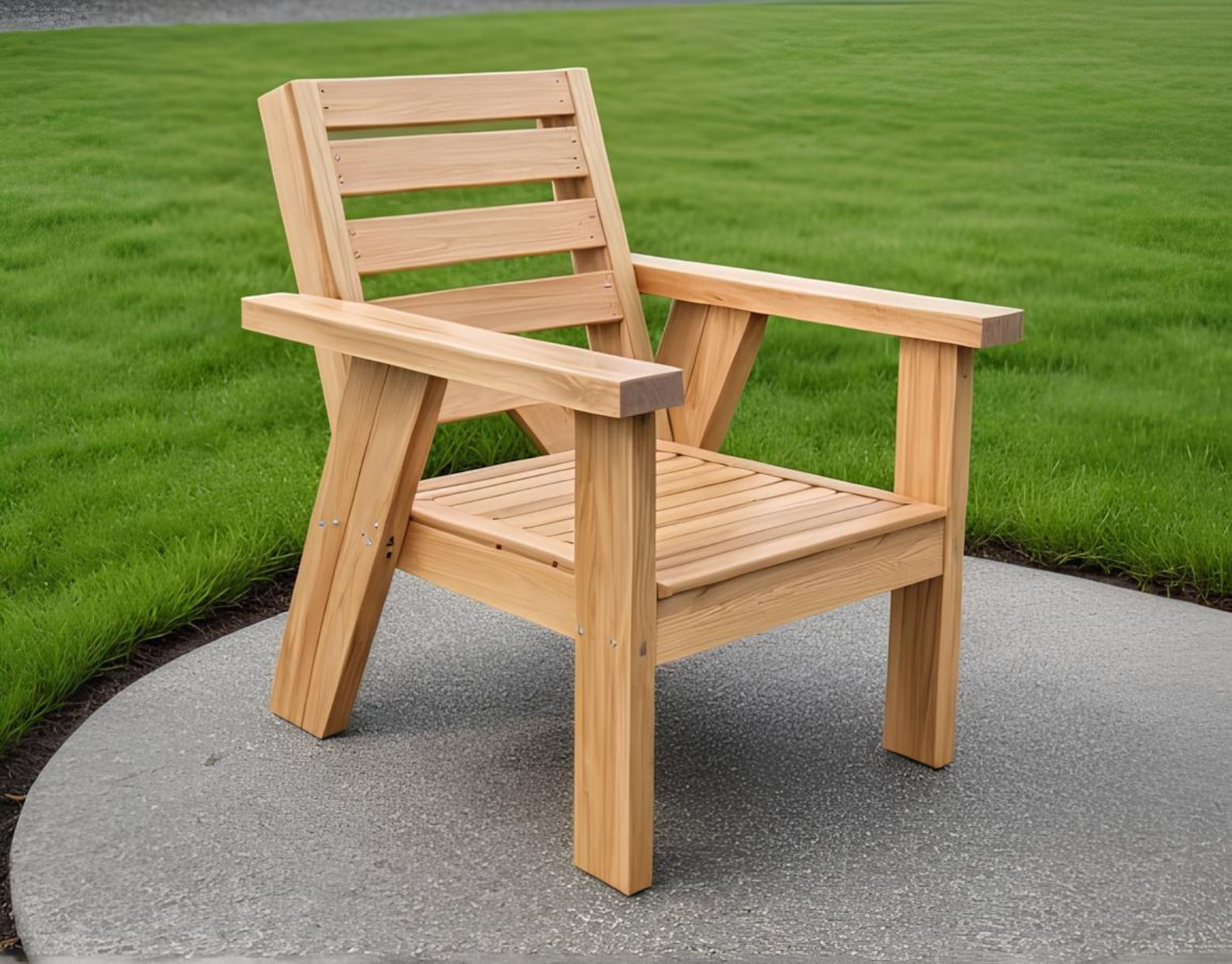 DIY Outdoor Chair Plan: Patio Furniture Woodworking (PDF Download) - Etsy
