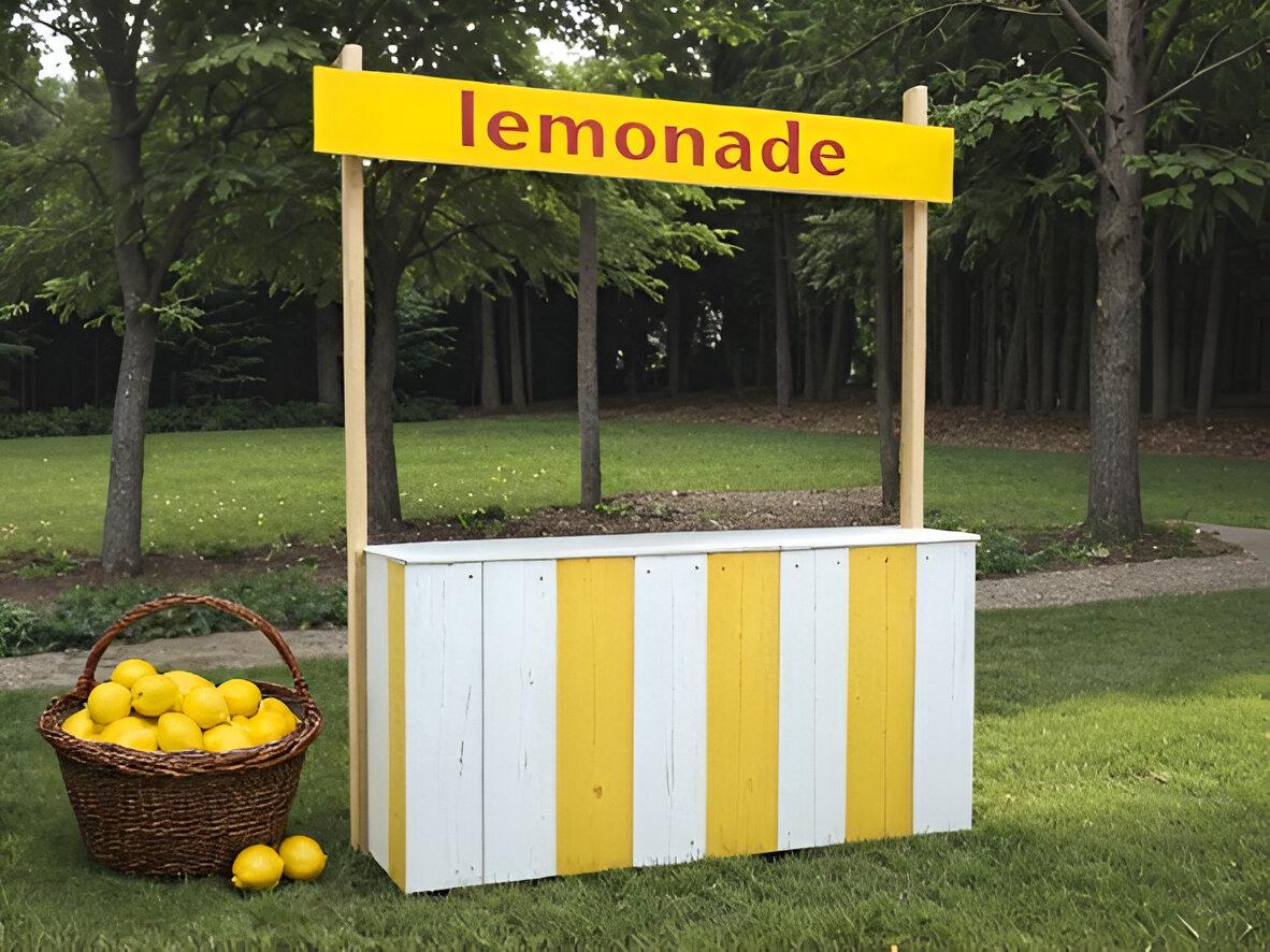 DIY Lemonade Stand Build Plan: Beginner Woodworking Project PDF ...