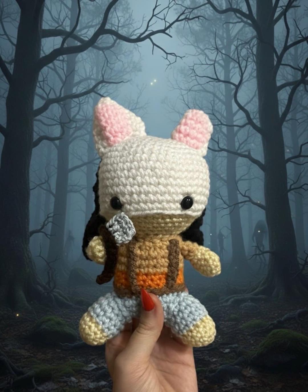 Crocheted Huntress Plush, Handmade DBD Fan Art - Etsy
