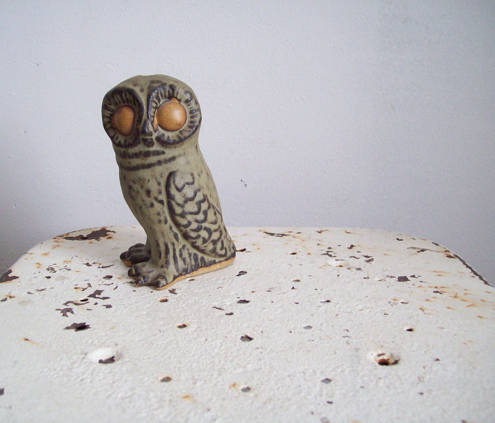 Vintage Owl Bank Pottery Owl Bank | Etsy