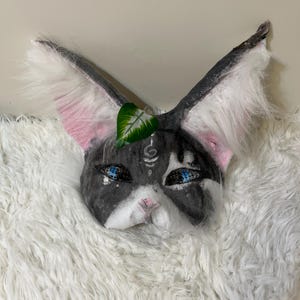 Realistic Maine Coon Cat Mask With Mesh Eyes and Full Lining - Etsy
