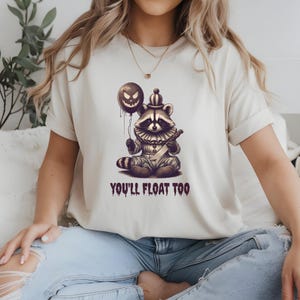 Creepy Raccoon Halloween PNG, Spooky Clown Raccoon Halloween Design ...