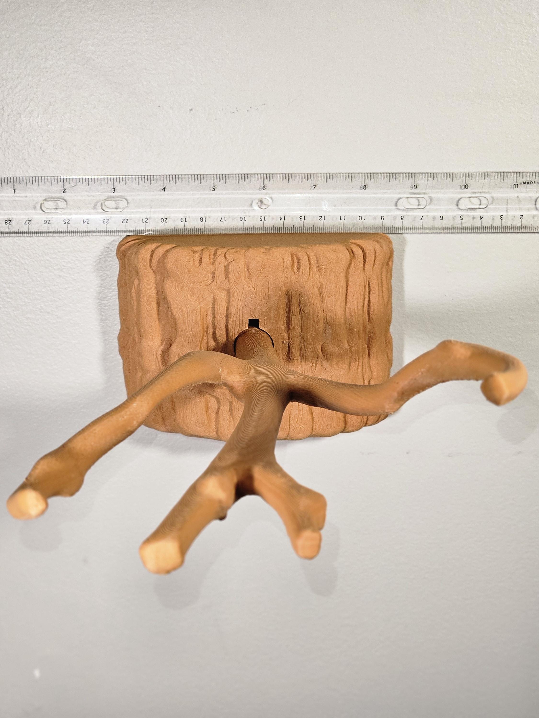 Wall Mount Bird Perch: 3D Printed Wood Fiber PLA, Small Bird Toy - Etsy