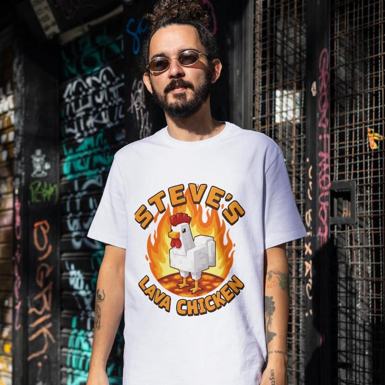 Pollo de lava de Steve de Minecraft (PNG, SVG, Cricut), diseños ...