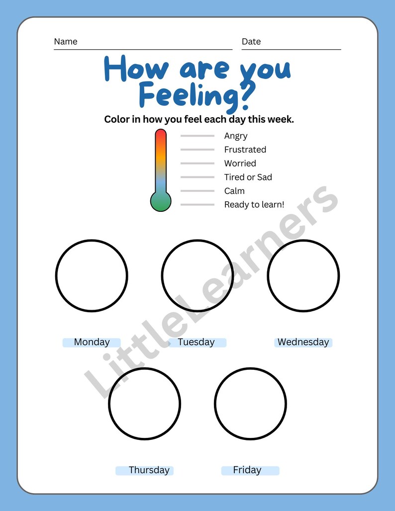 Special Education Emotions and Feelings Bundle - Etsy