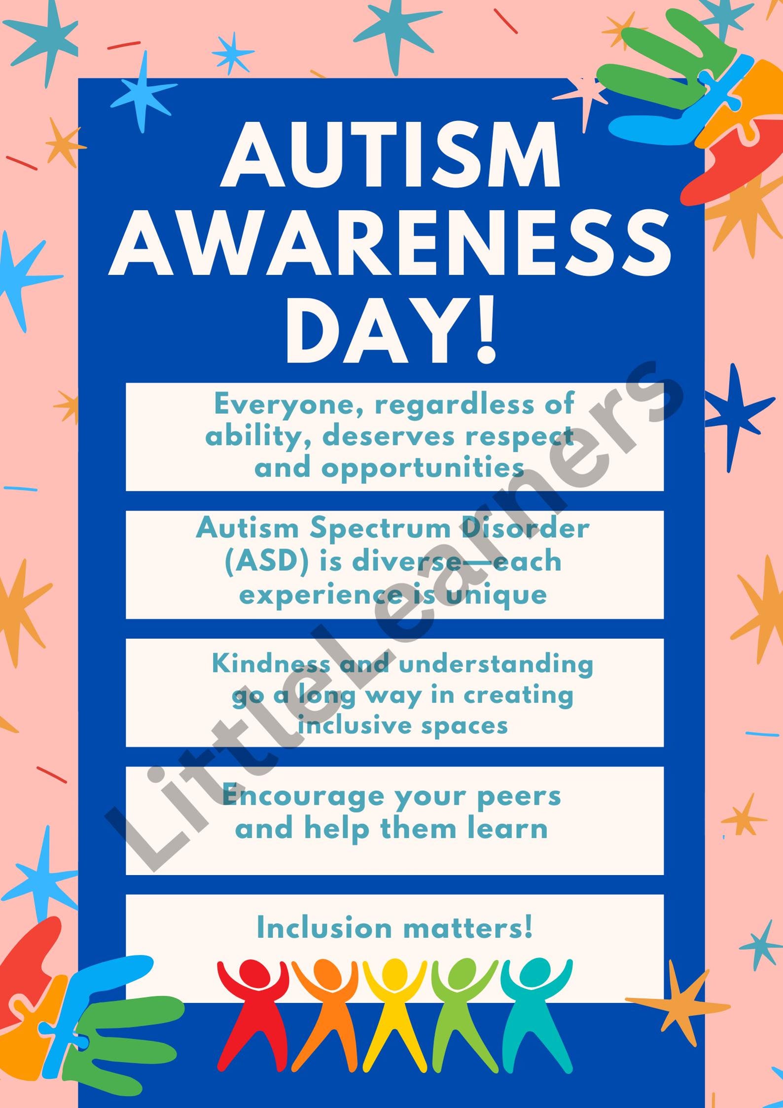 Autism Awareness & Inclusion Poster – Celebrate Neurodiversity! - Etsy