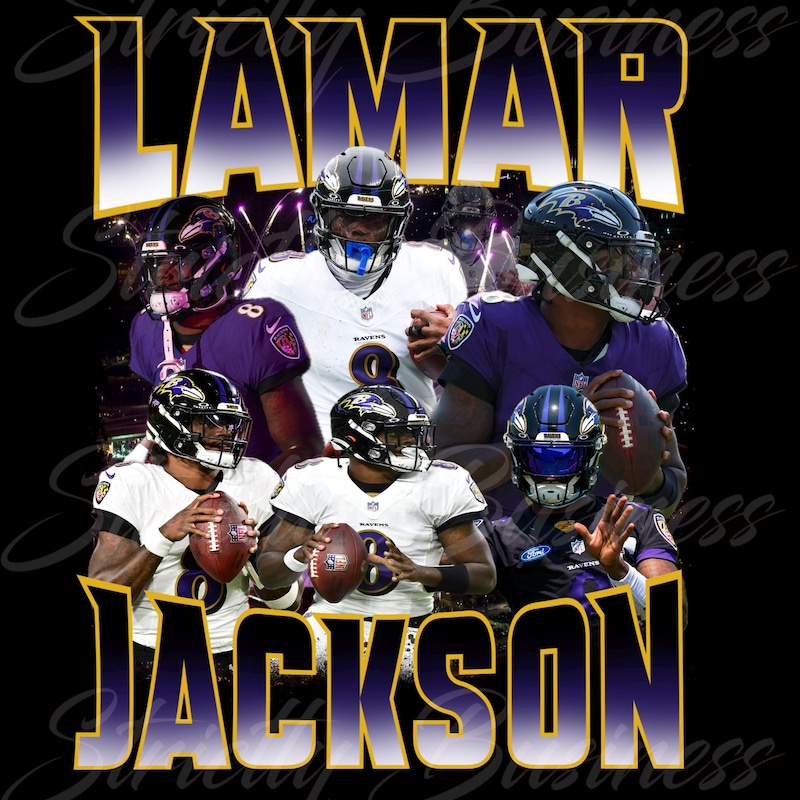Lamar Jackson - Etsy
