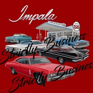 Impala Classics / PNG T-shirt Design / Digital Download - Etsy