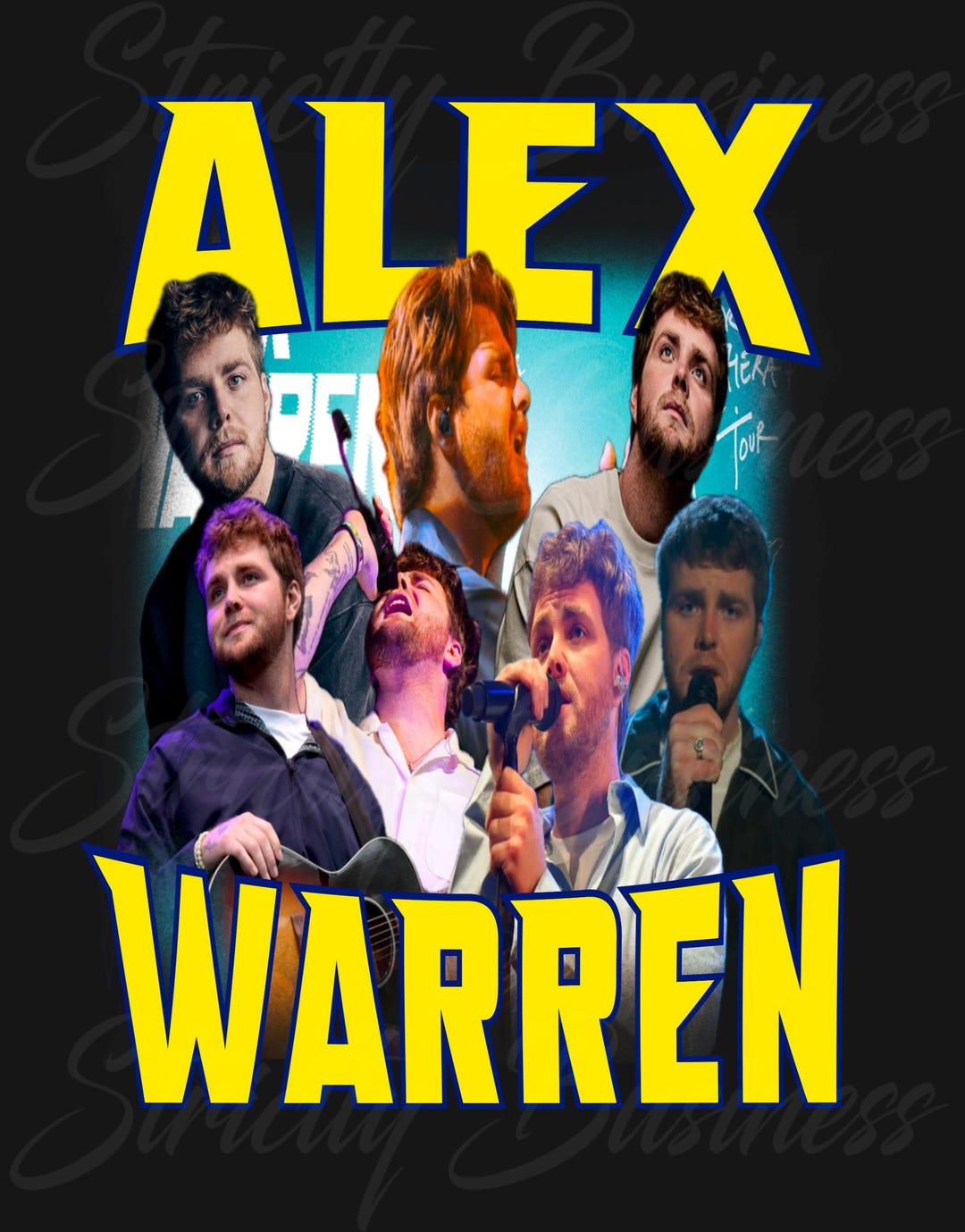 Alex Warren Inspired PNG Bundle (5) | Digital Download for T-shirts ...