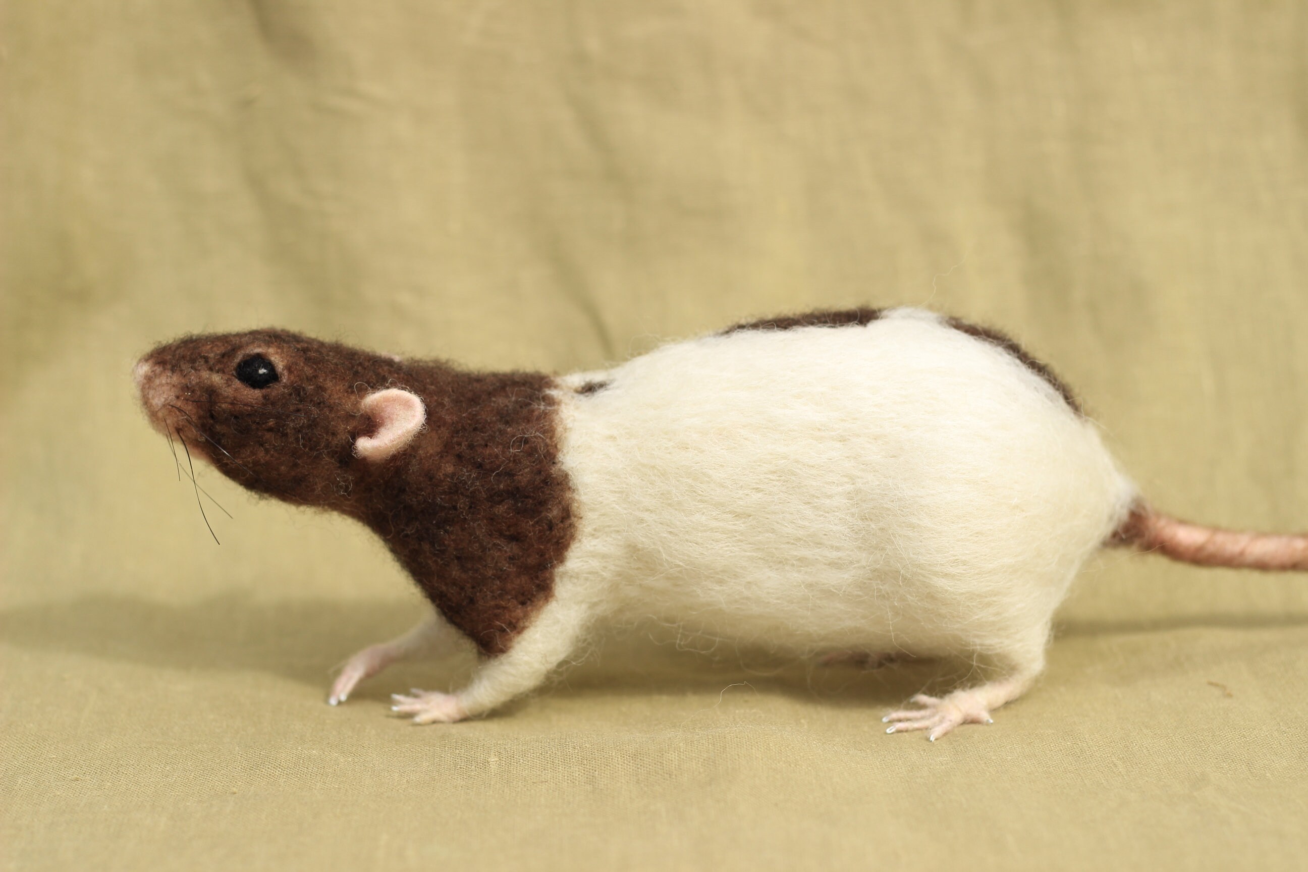 Custom Needle Felted Rat Made From Your Pictures Taking | Etsy