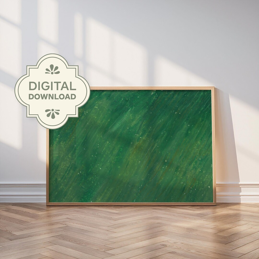 Hand-drawn Wild Grass Field Printable, Oil Pastel Landscape Art ...