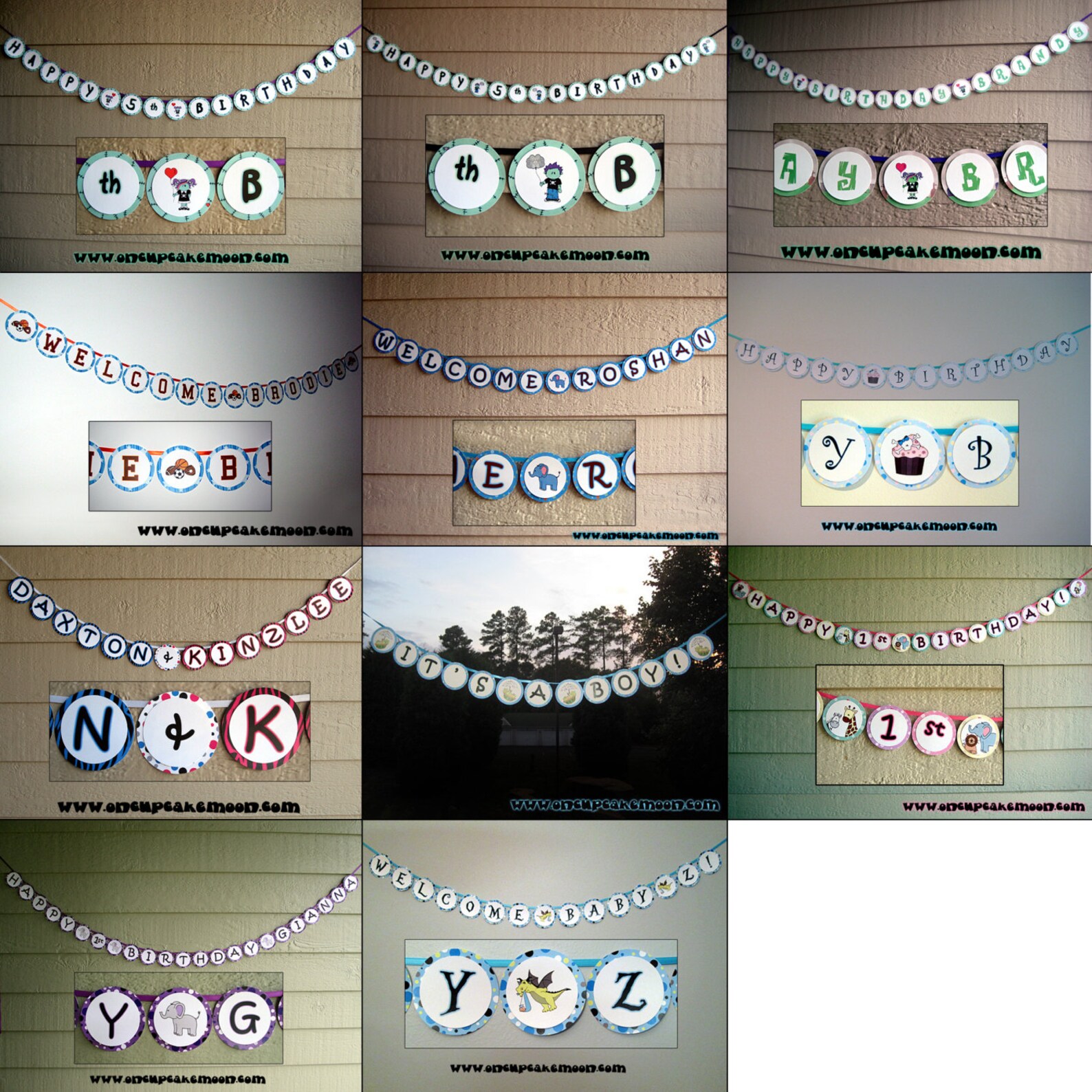 Completely Custom Banner You Pick the Design/letters up to - Etsy