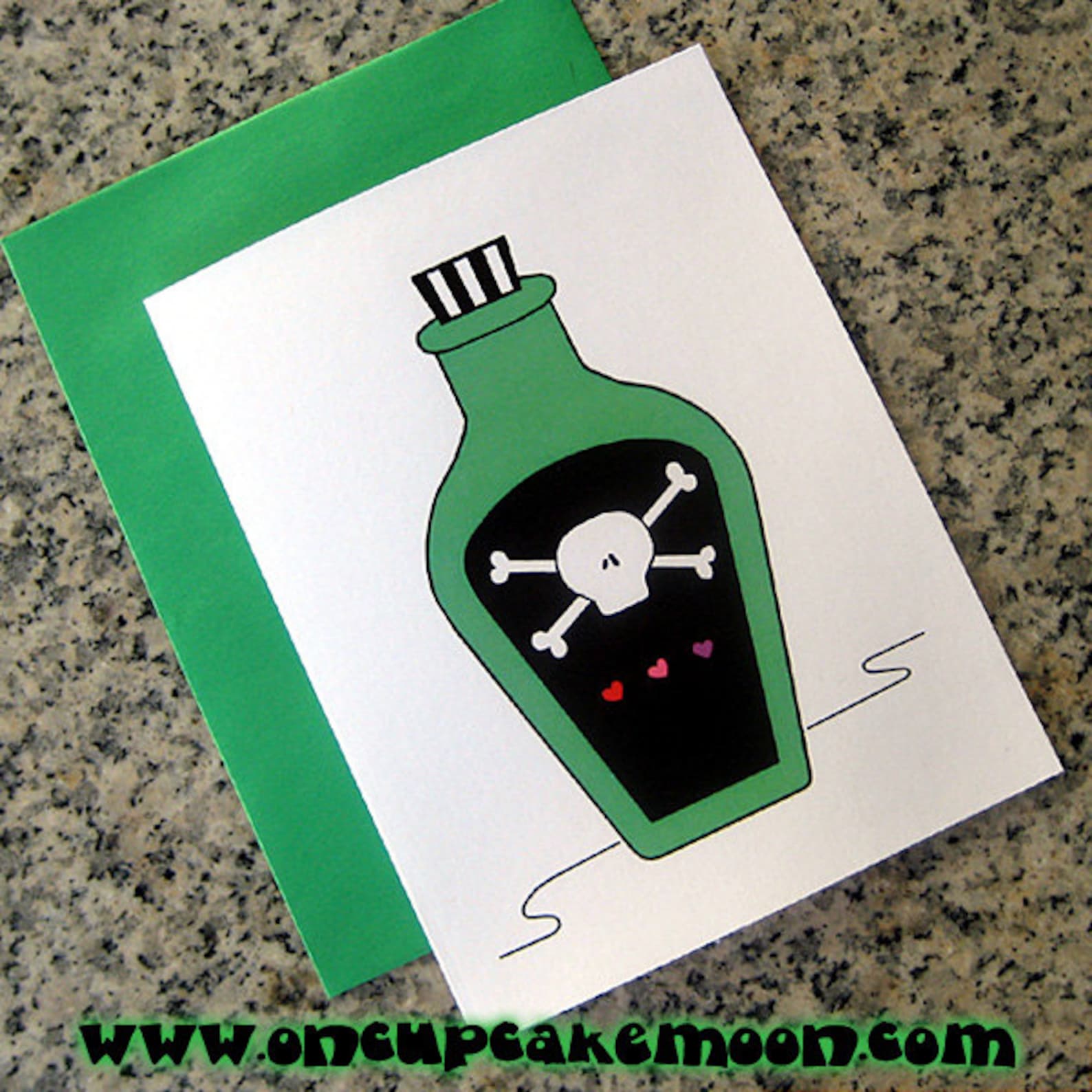 Poison Toxic Love Notecards / Thank You Notes / Love Notes / - Etsy