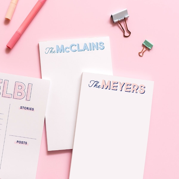 Personalized Notepads - Etsy