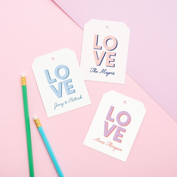 Personalized Tags Custom Gift Tags Wedding Tags Family Gift - Etsy