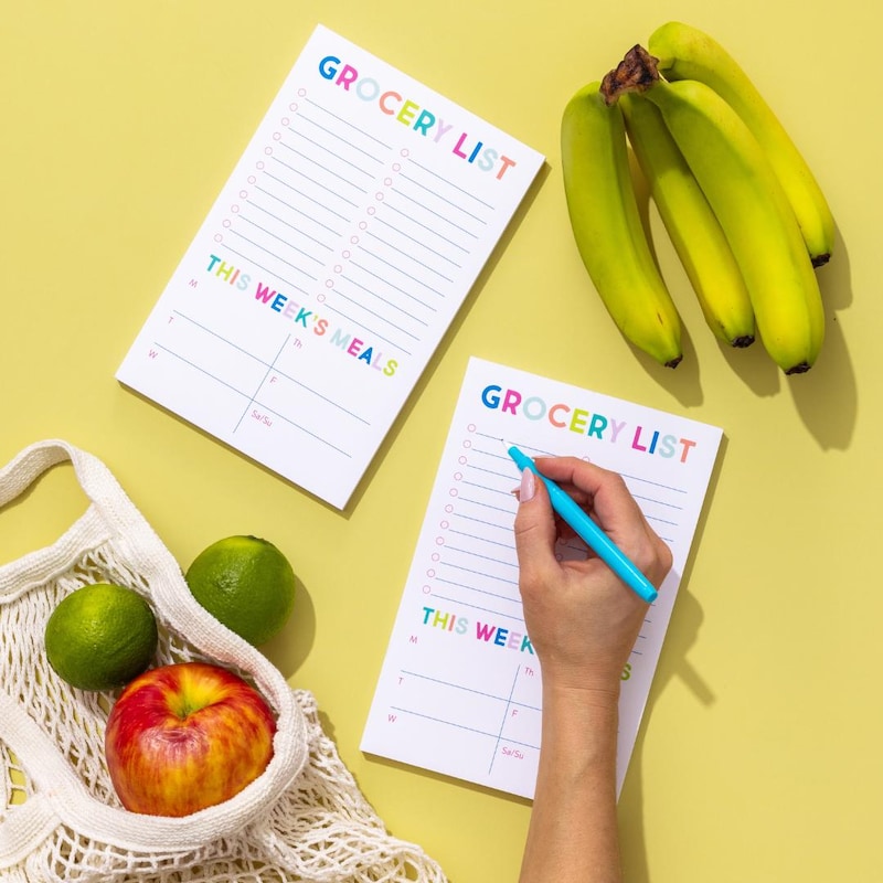 Handwritten Grocery List - Etsy