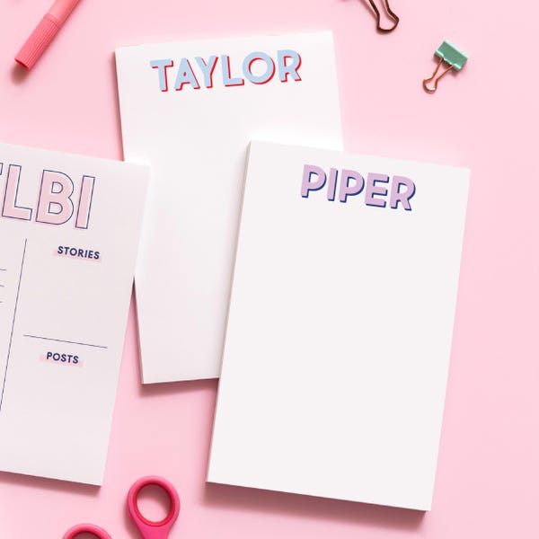 Personalized Sticky Notes - Etsy