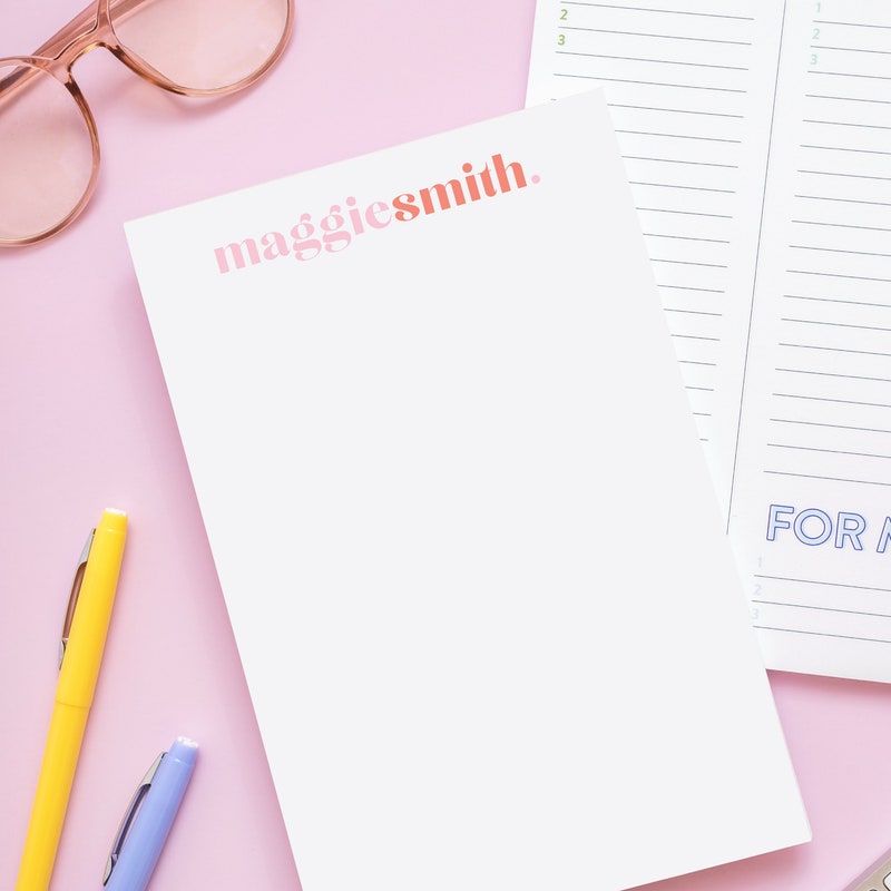 Stationery Notepad - Etsy