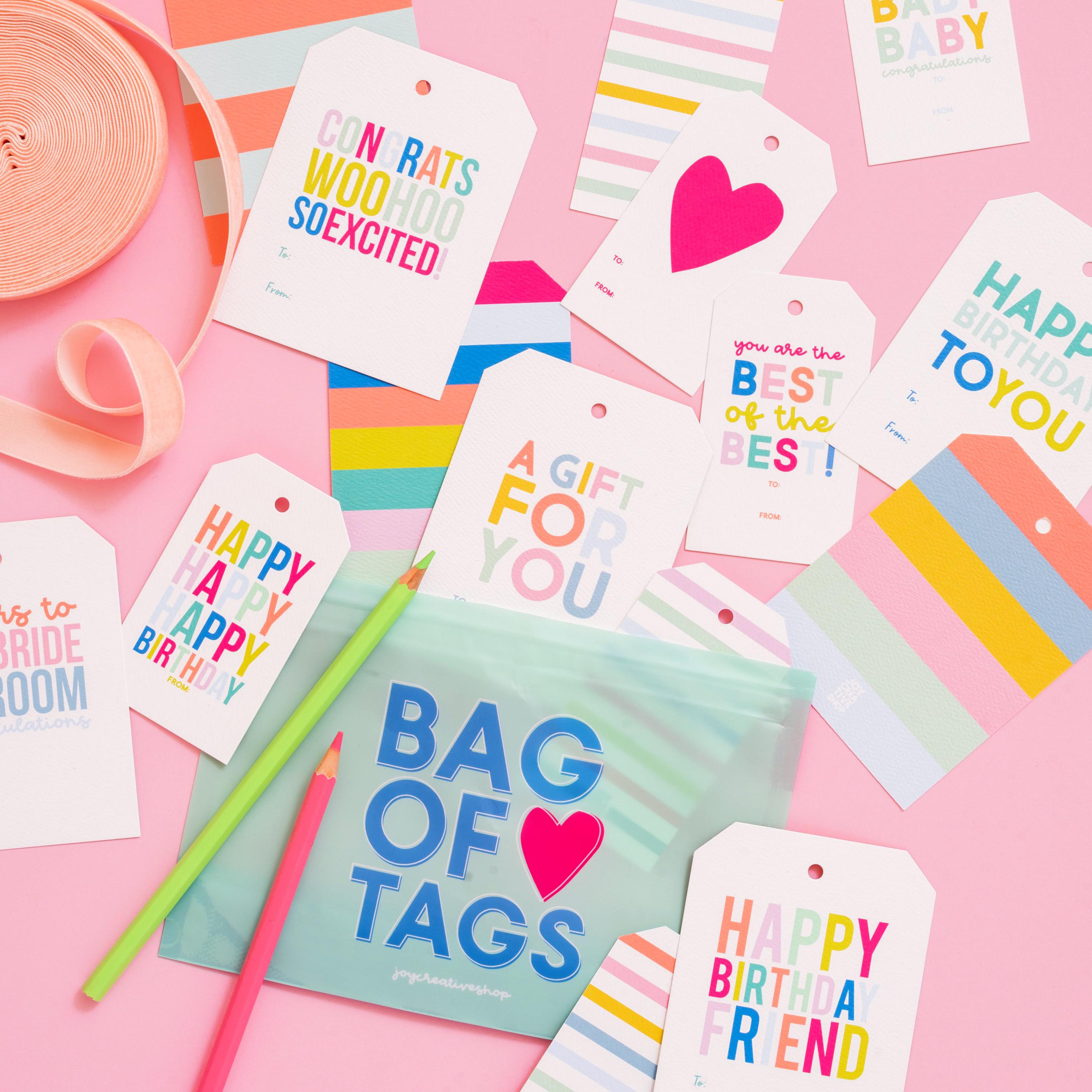Assorted Gift Tags Collection: Birthday, Thank You, Back to School ...