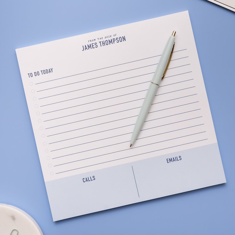 Custom Large Notepad - Etsy