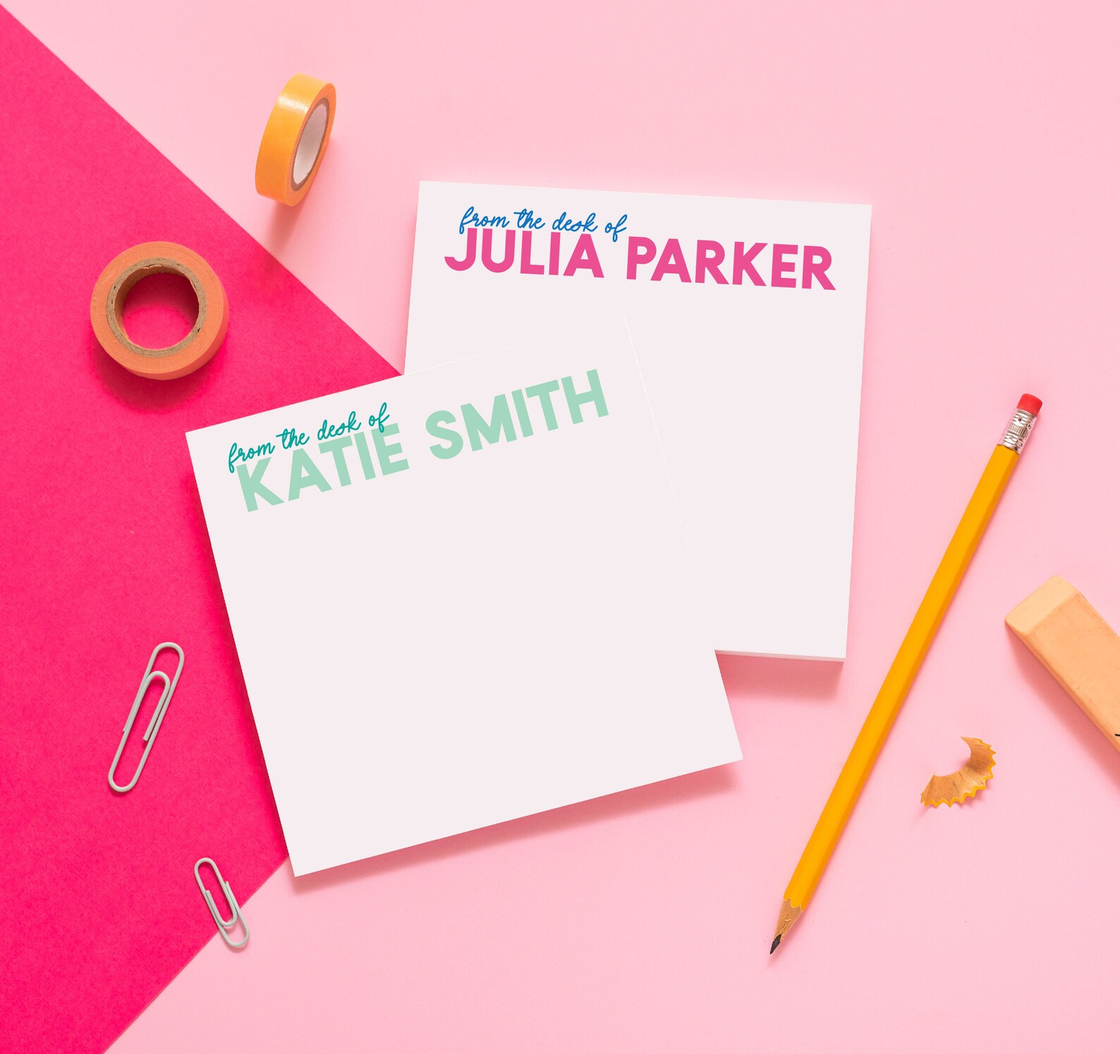 From the Desk of Square Notepad Personalized Notepad Writing - Etsy