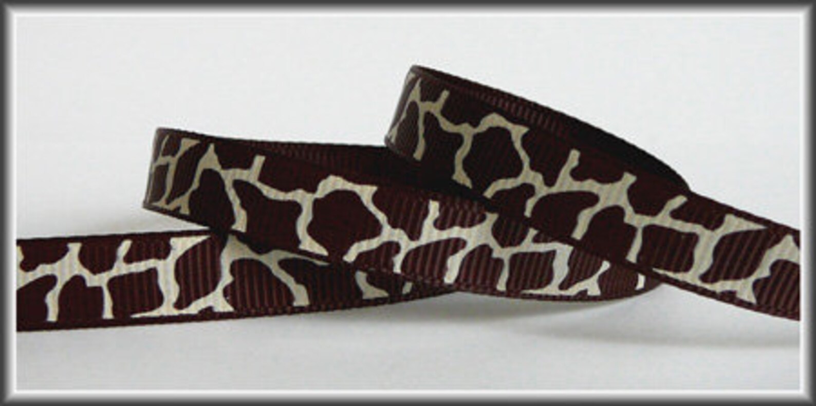 Giraffe Print 3/8 Grosgrain Ribbon 5 Yards Other - Etsy