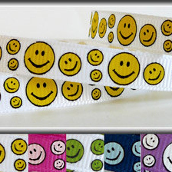 Smiley Face Ribbon - Etsy