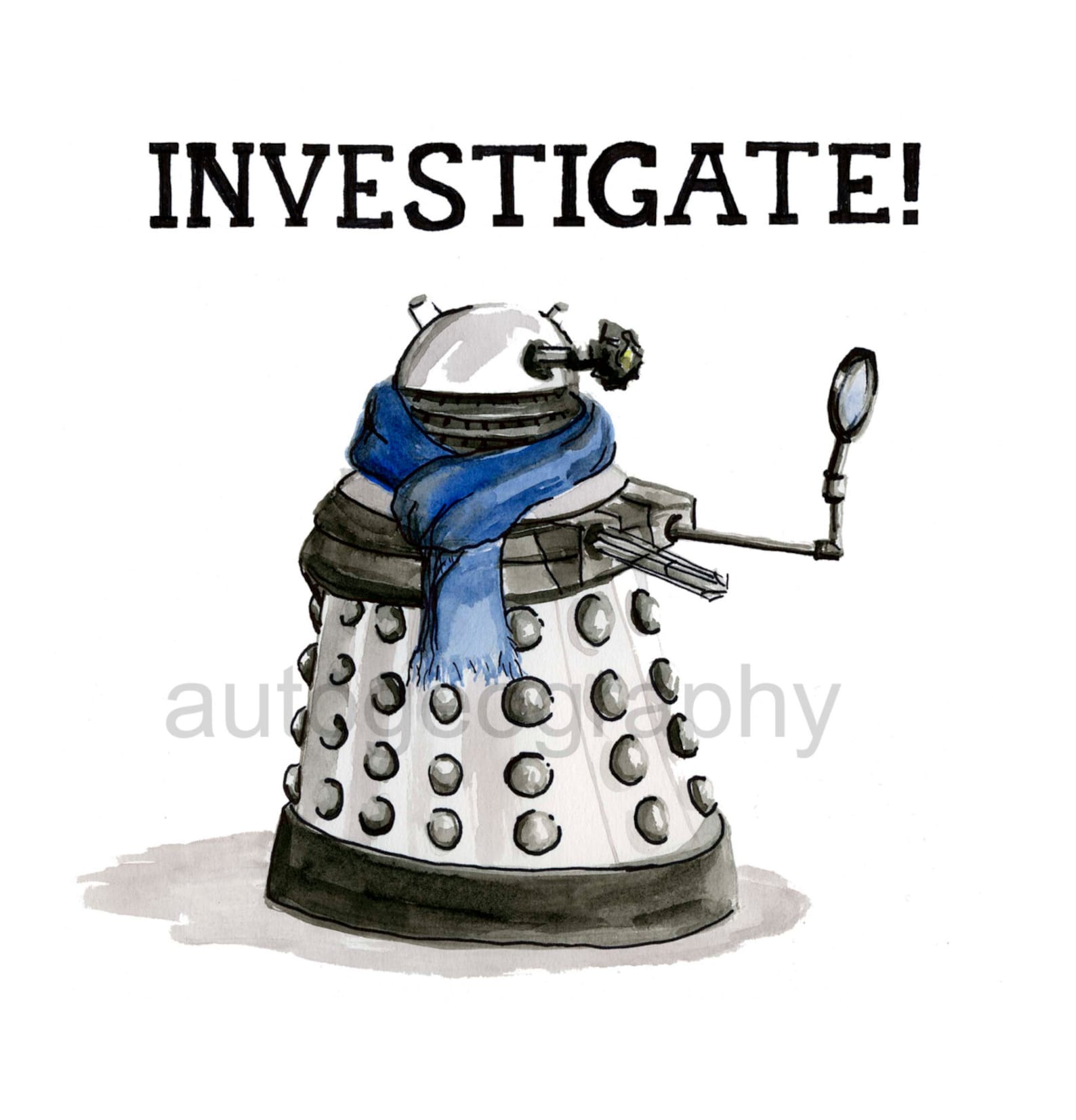 INVESTIGATE Print Various Sizes - Etsy