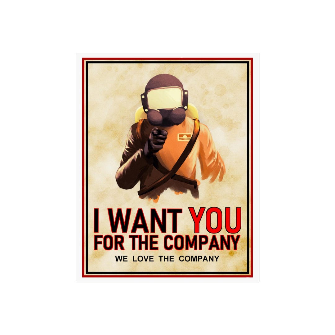 Lethal Company Propaganda Poster - Etsy