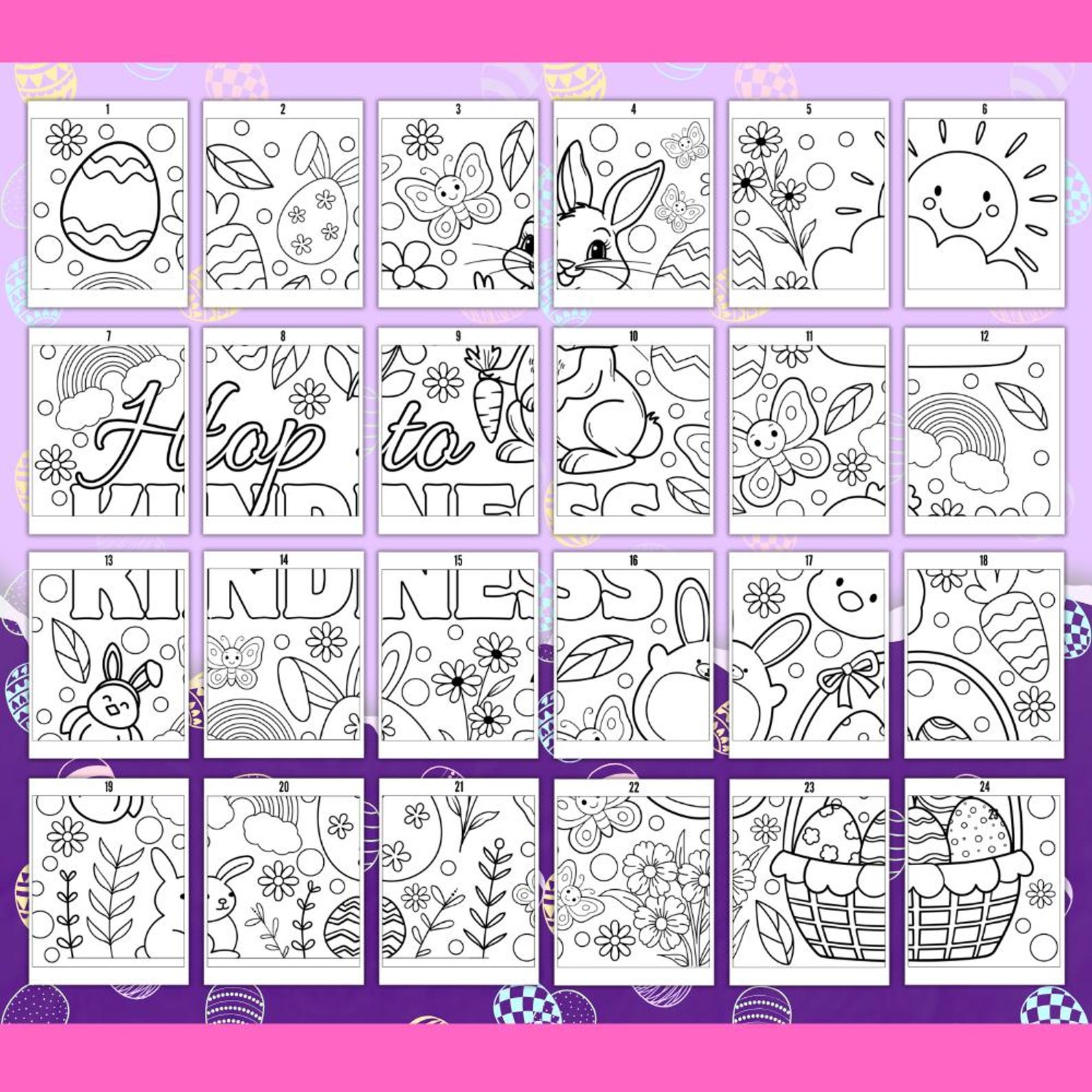 Easter Collaborative Poster Printable, Classroom Easter Activity, 26 ...