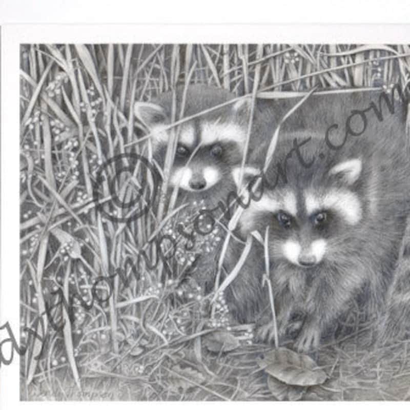 Graphite Drawing Wildlife - Etsy
