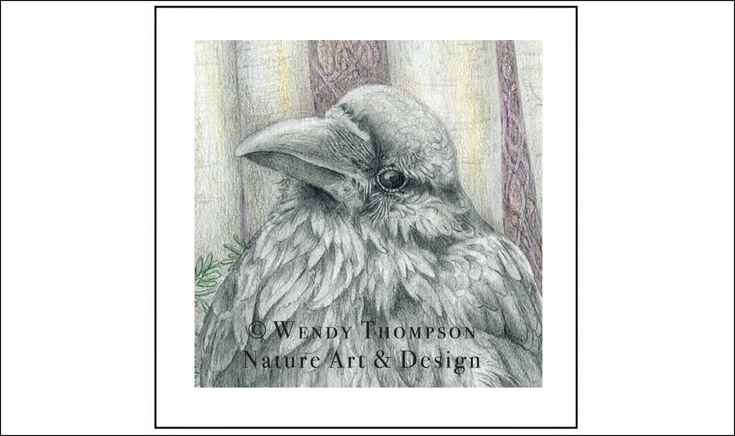 Raven Art Note Cards - M'lady Rayvaughan, Original Raven Art. - Etsy