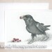 Grapeater Ravens Note Cards Original Design Corvid Art - Etsy