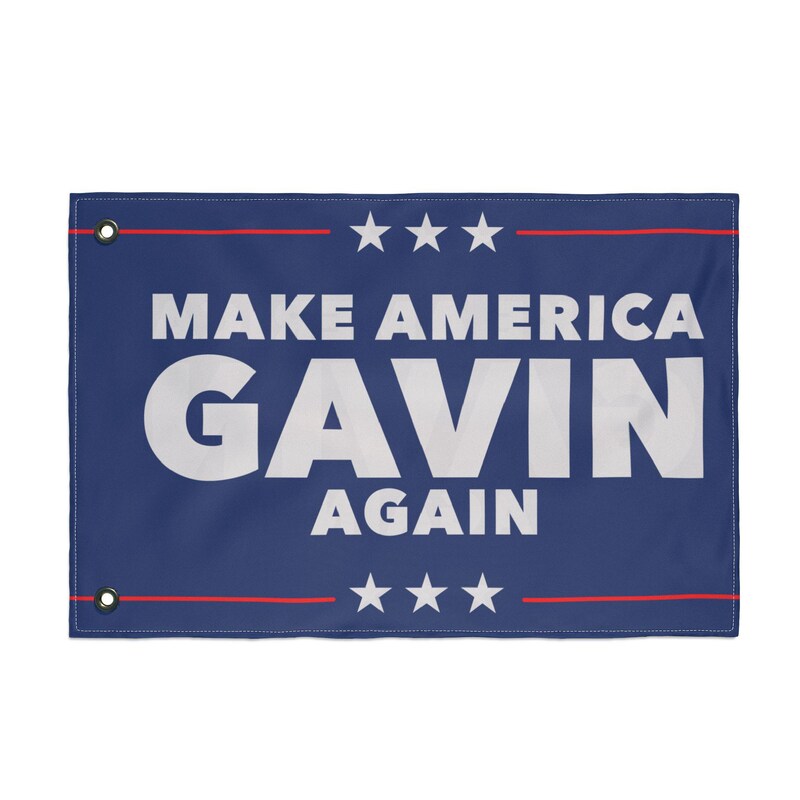Make America Gavin Again Flag - Etsy
