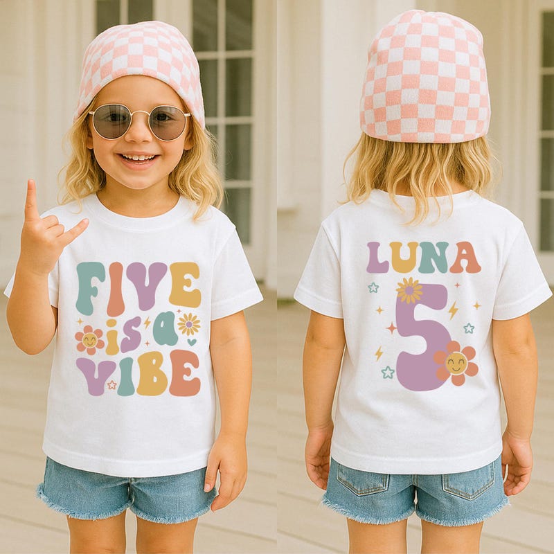Five Year Old Tshirts - Etsy