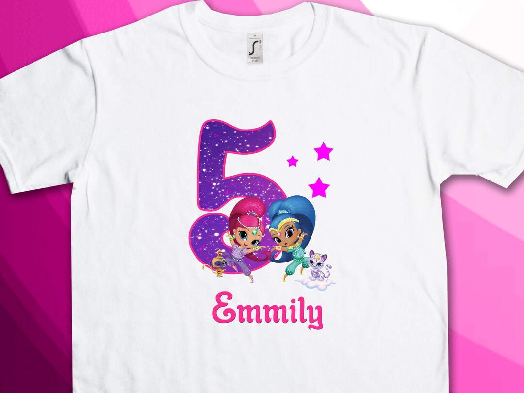 Genie Theme Iron on Transfer Birthday Shirt Design - DIGITAL FILE ONLY ...