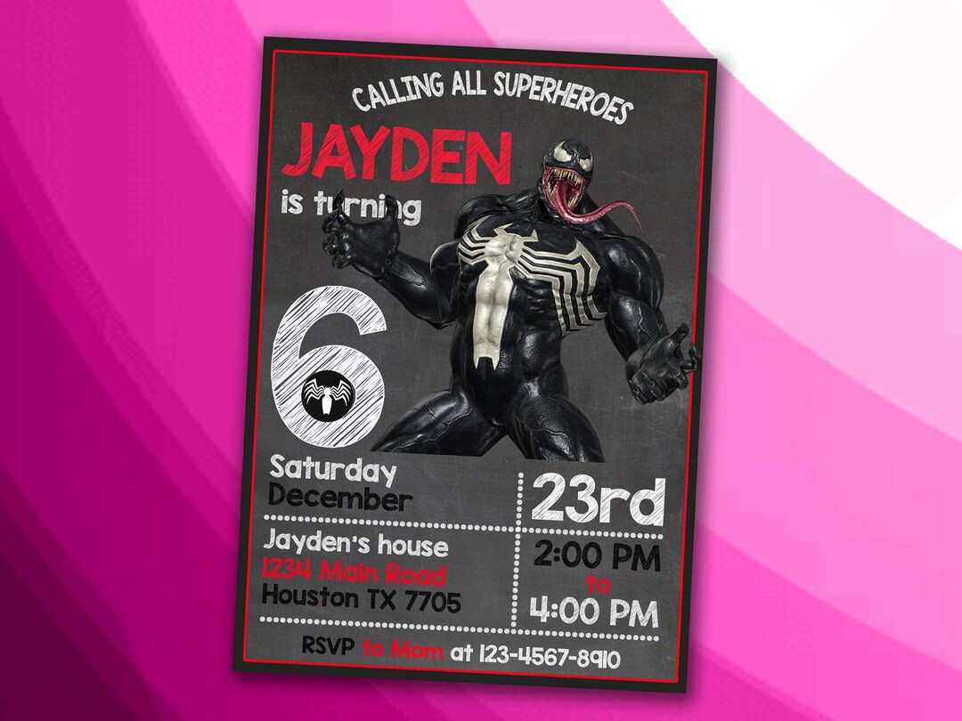 Superhero Theme Birthday Invitation Design - DIGITAL FILE ONLY! - Etsy