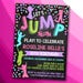 Jumping Theme Birthday Invitation Design - DIGITAL FILE ONLY! - Etsy