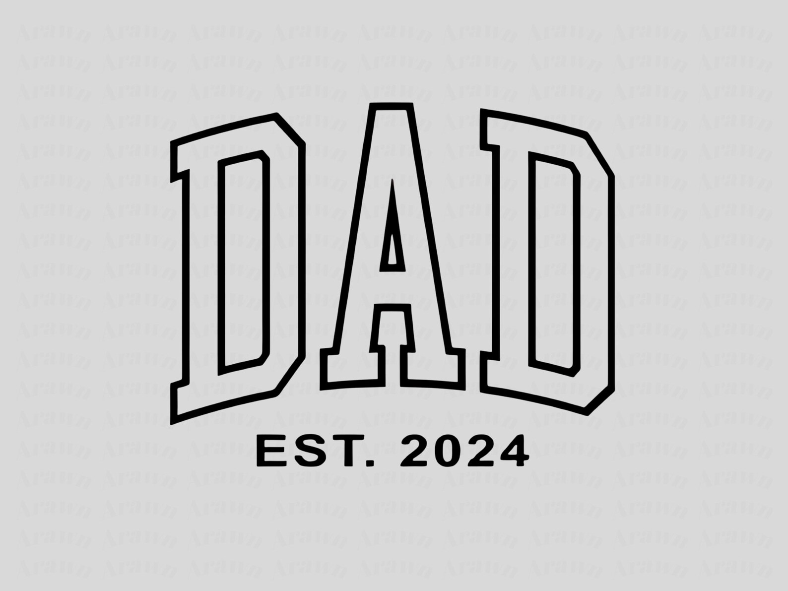 DAD Varsity Png, Dad Arched Png, Father's Day Png, Dad Png, Dad Cut ...