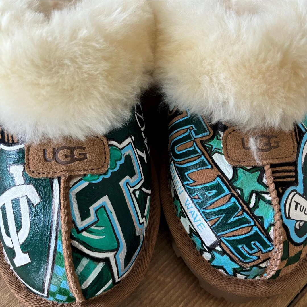 Tulane University Hand Painted Ugg Coquette - Etsy