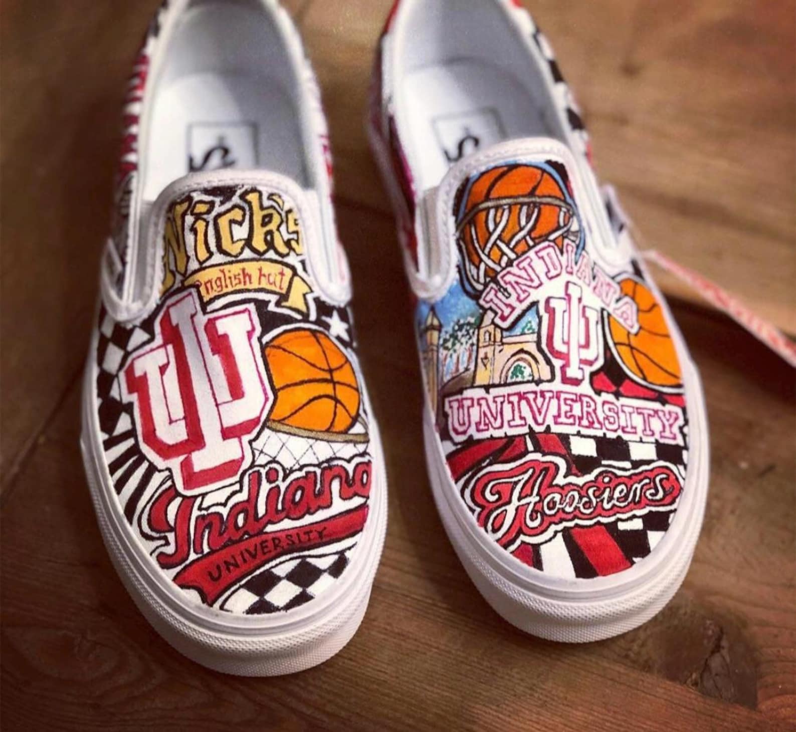 ANY School Custom College Sneakers - Etsy