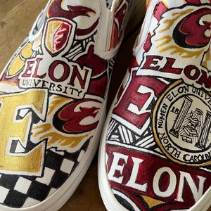 ANY School Custom College Sneakers - Etsy