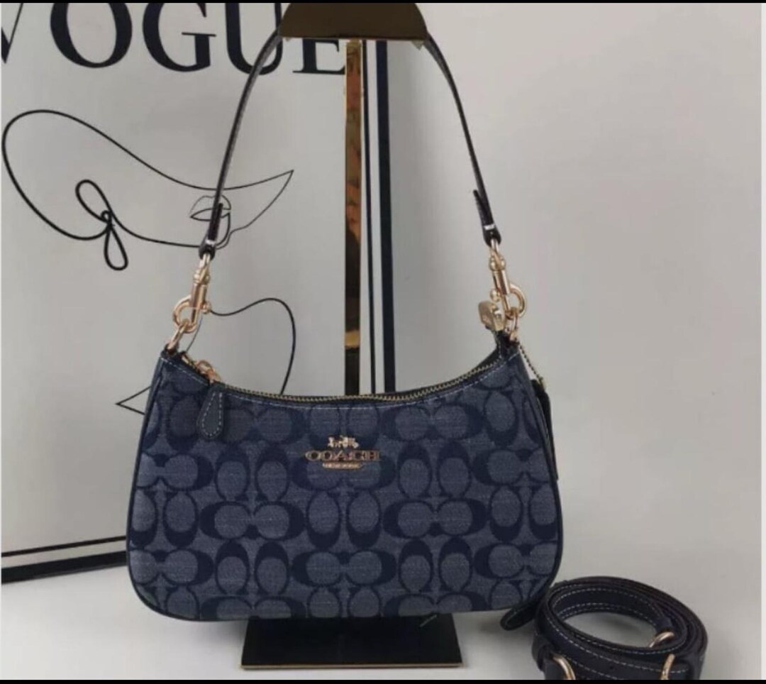 Coach Terri Regular Signature Denim Purse - Etsy