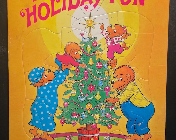 Vintage Berenstain Bears “holiday Fun” Jigsaw Puzzle - Etsy
