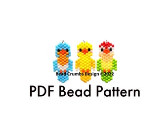 Stegosaurus Dinosaur Brick Stitch Bead Pattern, DIY Beaded Earring ...
