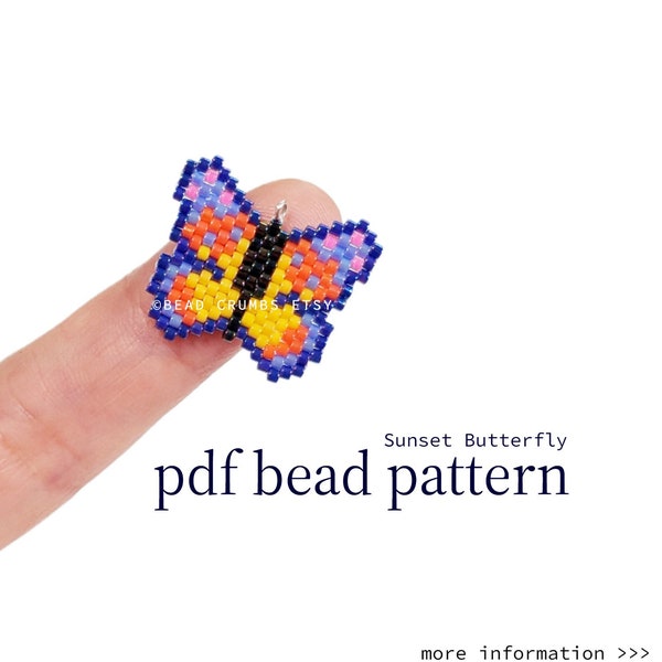 Beaded Butterfly Pattern - Etsy