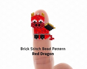 Brick Stitch Chickens Chick Hen and Rooster, Seed Bead Diagram Animal Charms Earrings Pendants ...