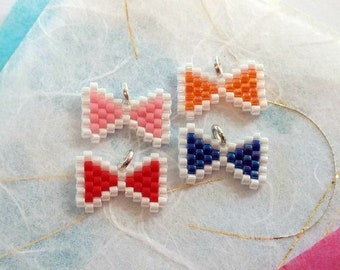 Seed bead charm | Etsy