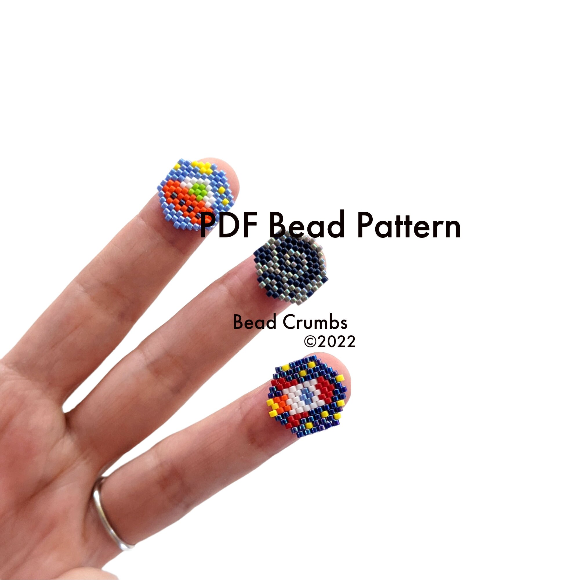 Milky Way Spacecraft Easy Brick Stitch Bead Pattern DIY Seed - Etsy