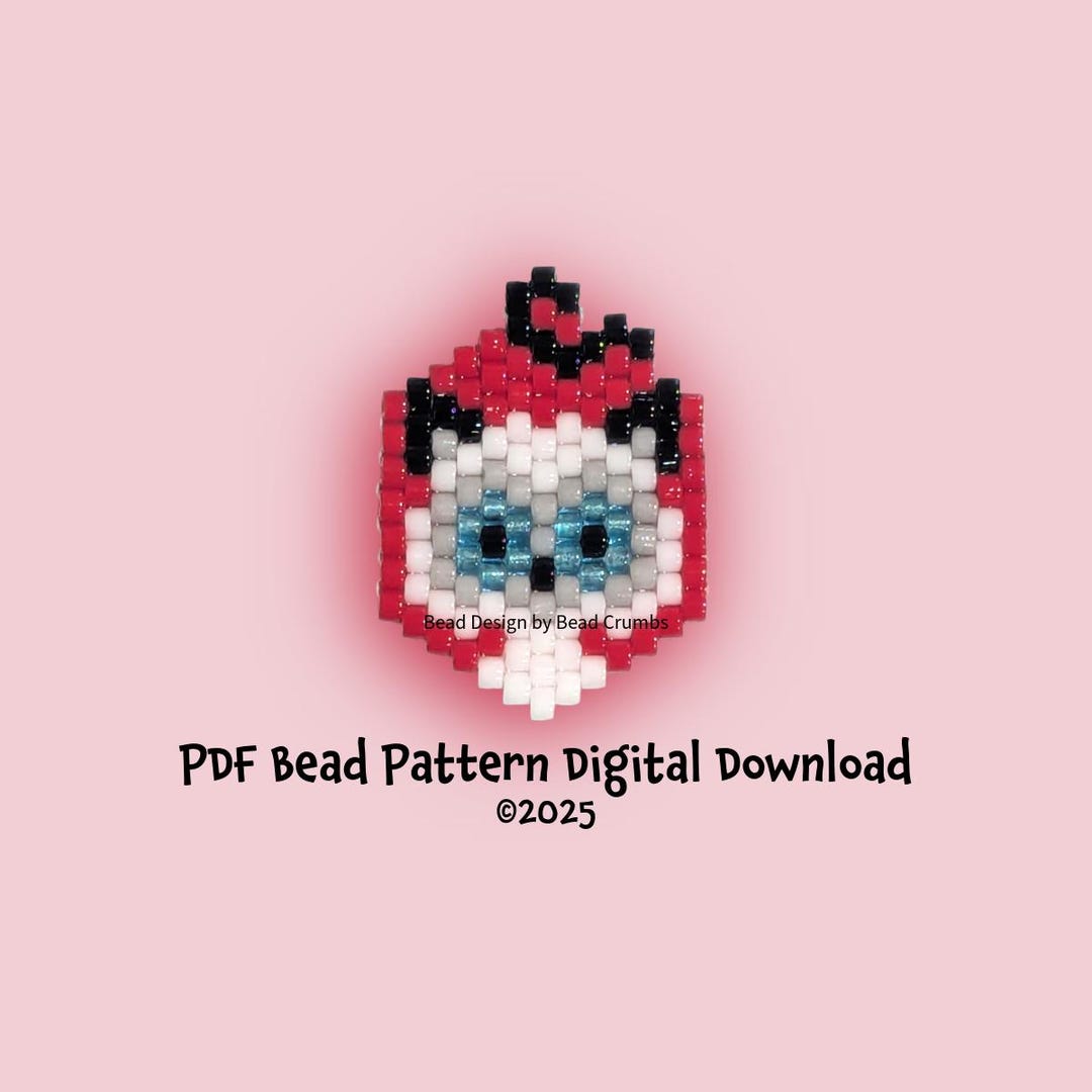 Siamese Cat Beading Pattern, Brick Stitch Bead Weaving Charm, PDF ...
